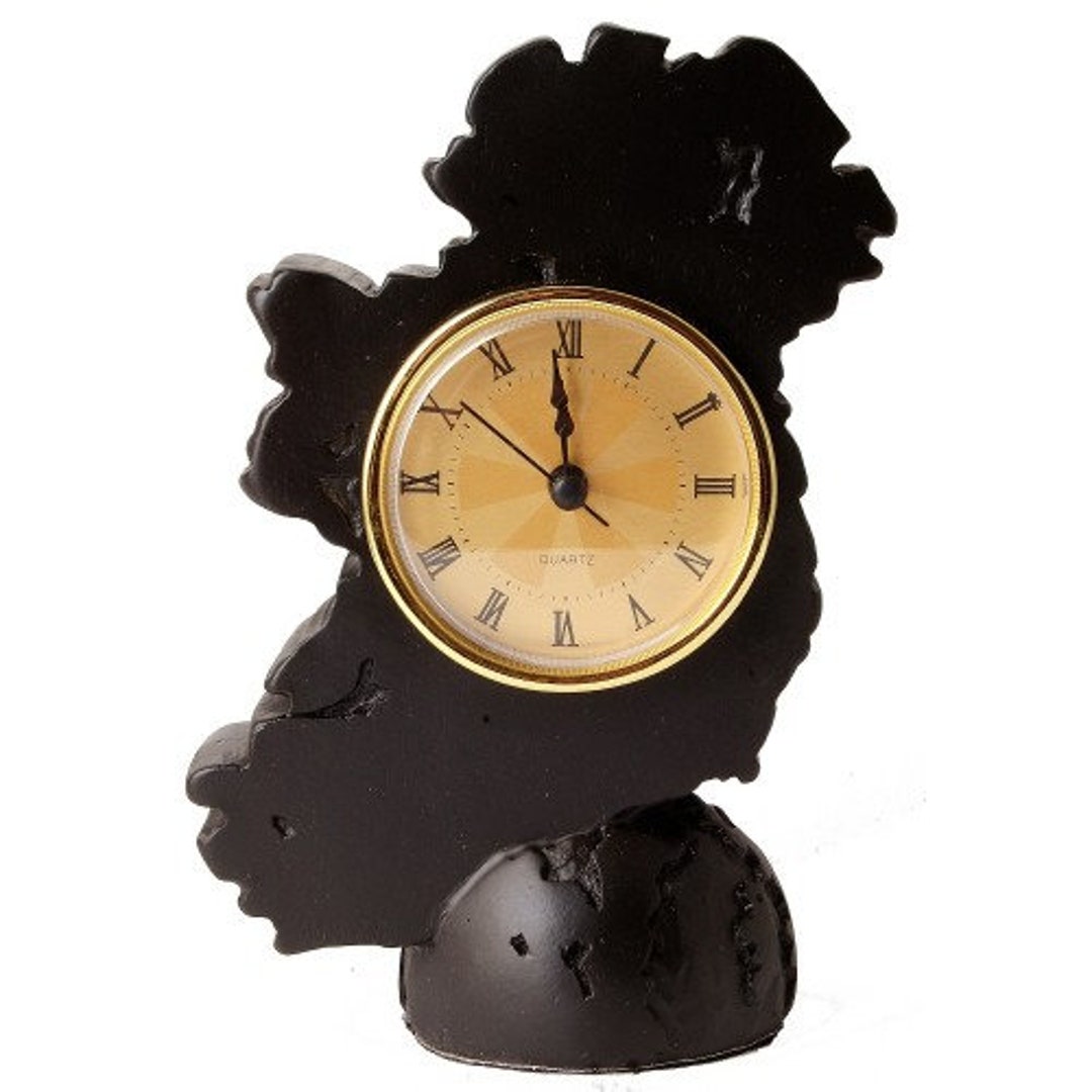 Turf Map of Ireland Clock 6.5" - Etsy