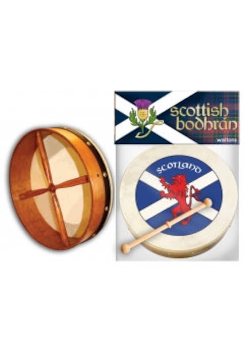 Waltons 8" Scottish Flag Bodhran and Beater - Etsy