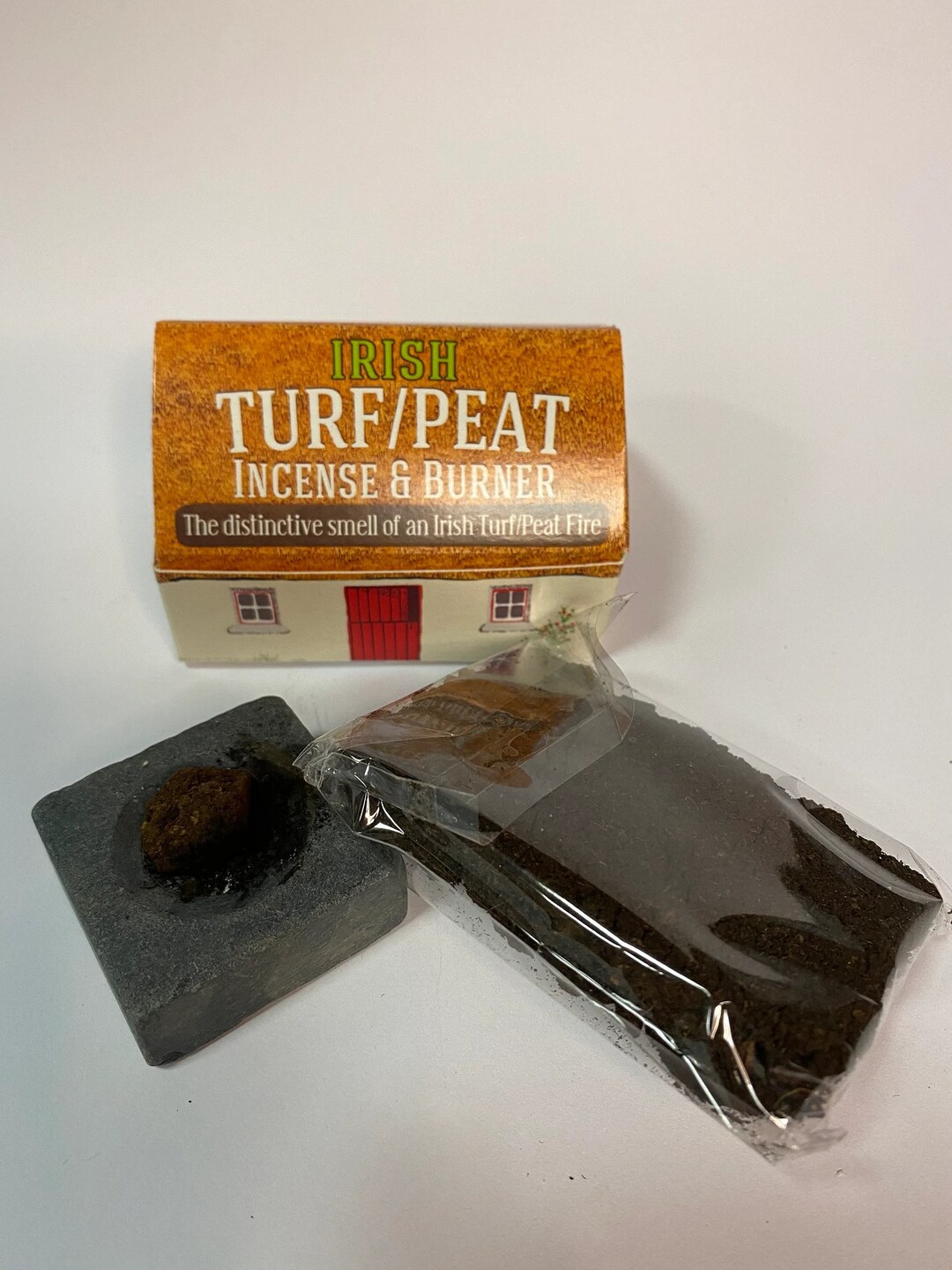 Irish Turf Incense Aroma and Burner - Etsy