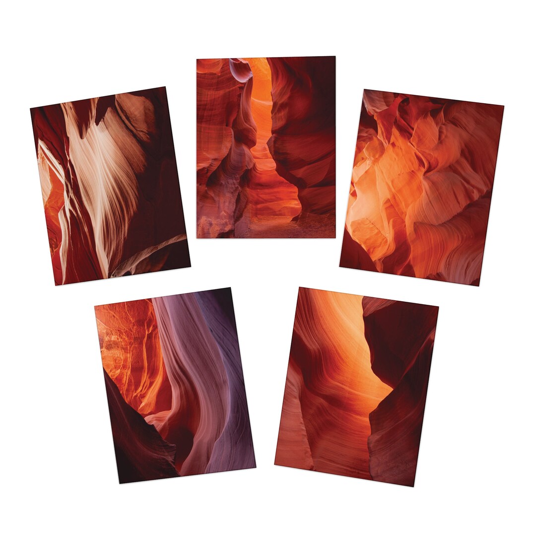 Assorted Antelope Canyon Greeting Cards Arizona Slot Canyons - Etsy