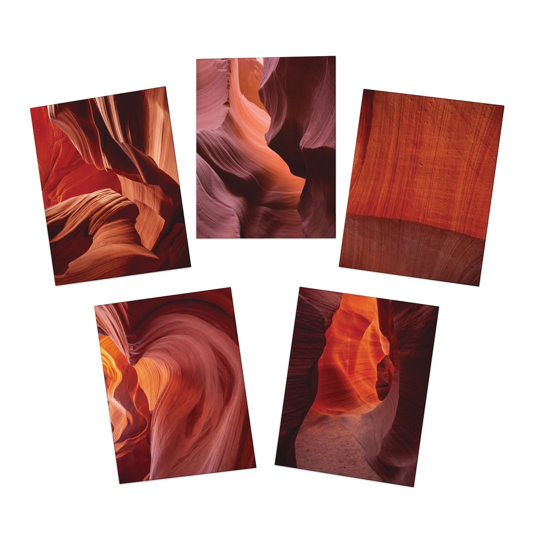 Assorted Antelope Canyon Greeting Cards - Arizona Slot Canyons - Etsy
