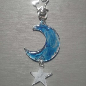 Sun and Moon Keychains - Etsy