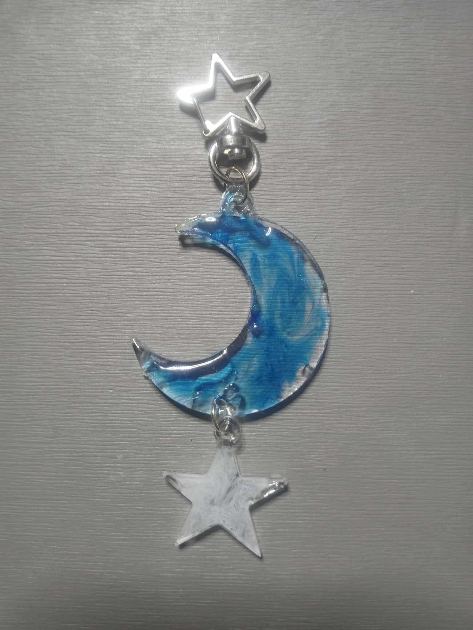 Sun and Moon Keychains - Etsy