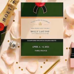 Moët-themed Bachelorette Party Bundle: Games, Itinerary, Invite ...