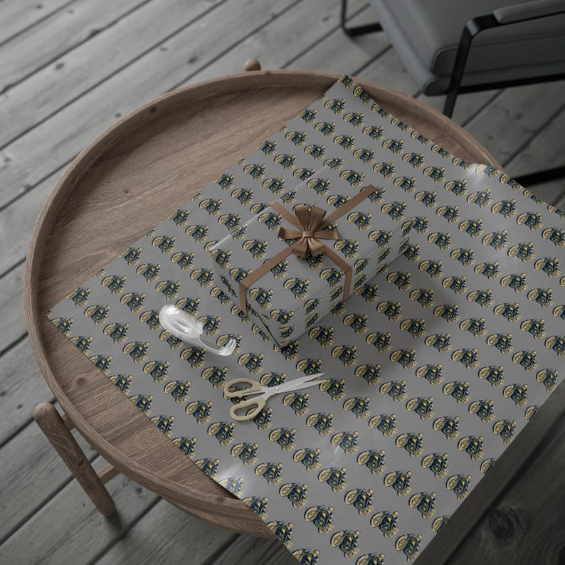 Vintage Motorcycle Wrapping Paper: Racing Bike Gift Wrap - Etsy