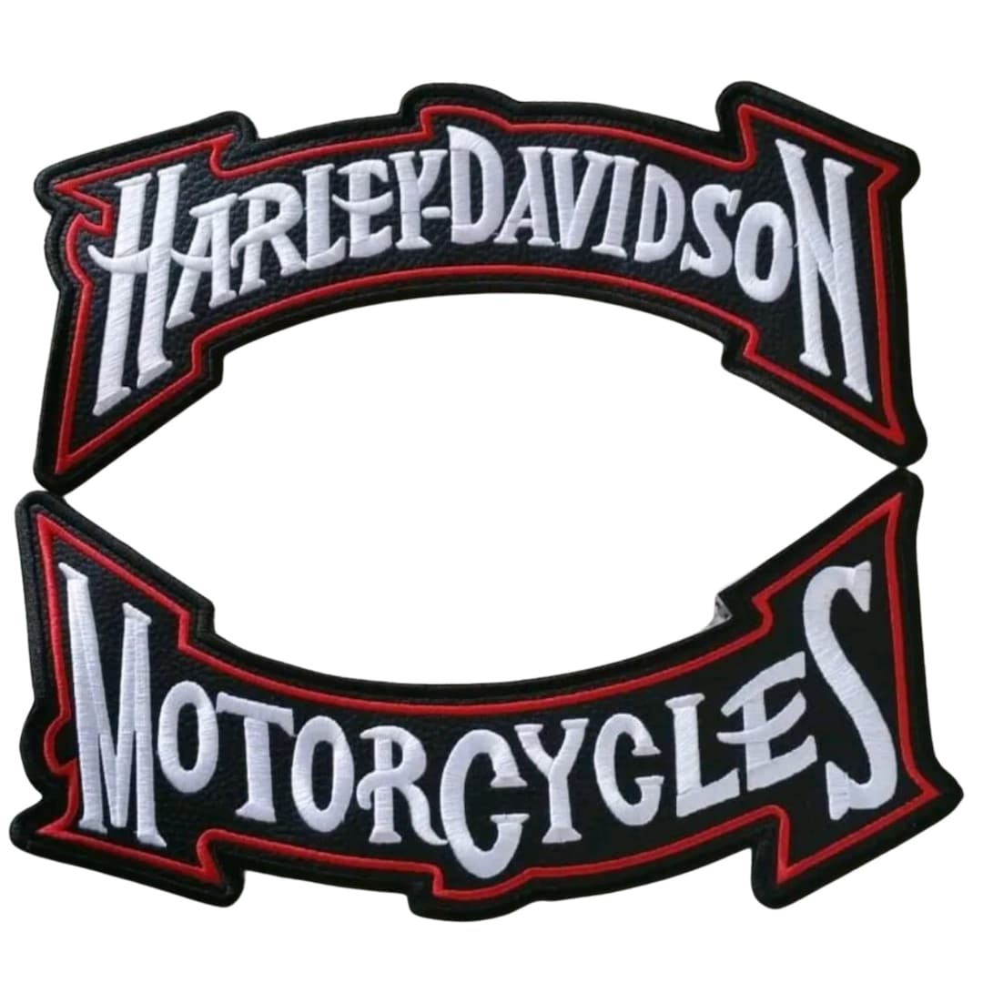 Harley Davidson Patches Custom Patches Iron on Embroidered - Etsy