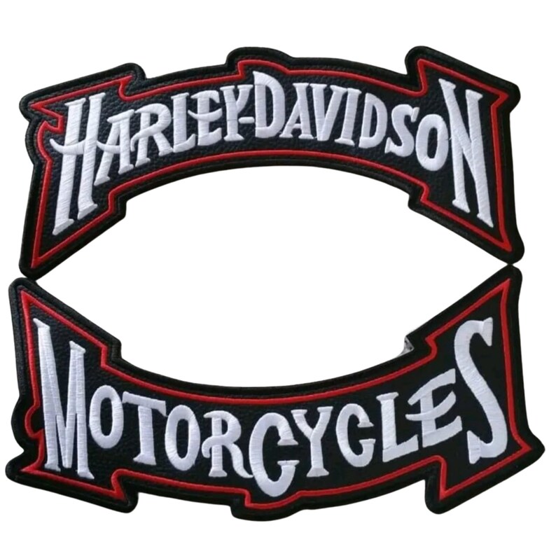 Harley Davidson Patches Custom Patches Iron on Embroidered - Etsy