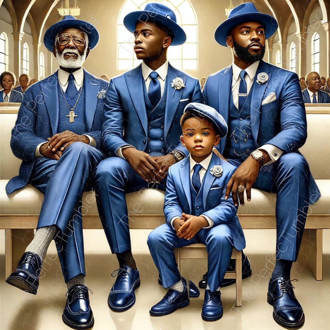 Men of the Church Royal Blue Faith Series (planners, Covers, Clipart ...