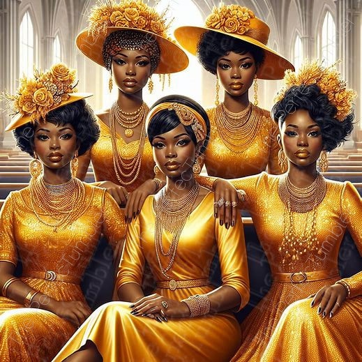 Church Ladies Gold Series: Celebrating Generations of Faith - Etsy