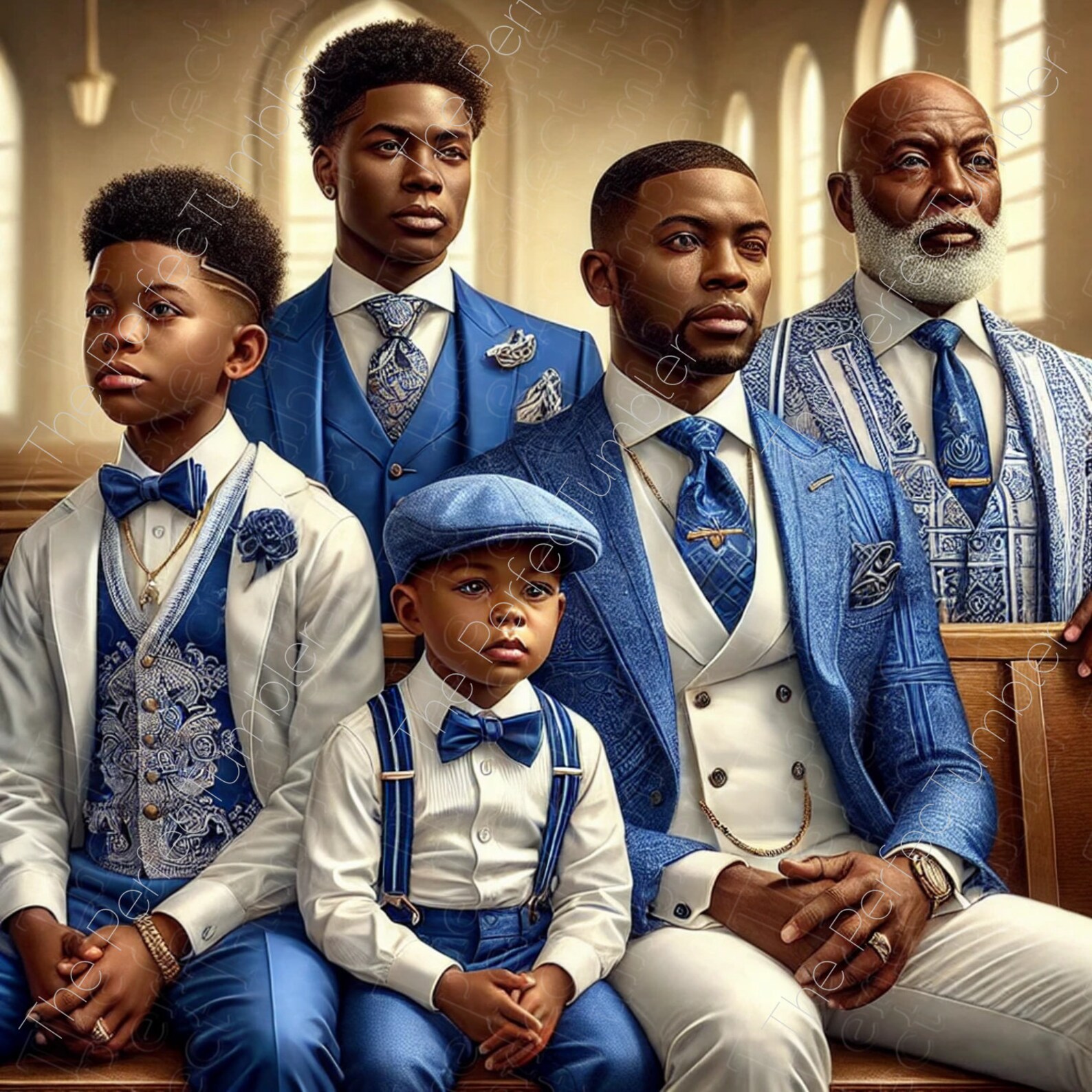 Men of the Church Royal Blue Faith Series (planners, Covers, Clipart ...