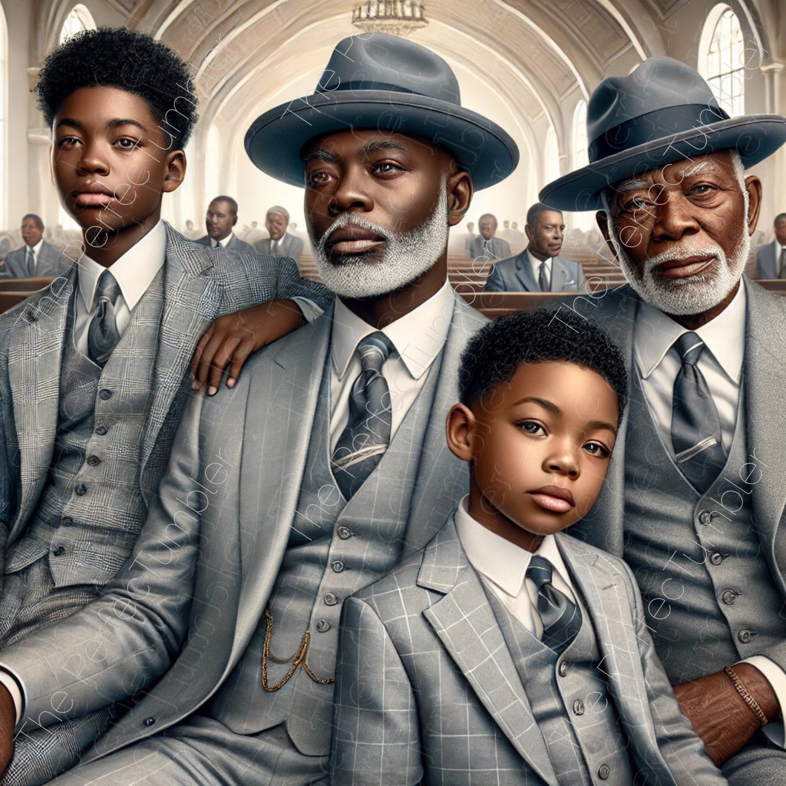 Men of the Church Gray Series (planners, Covers, Clipart, Journals) - Etsy