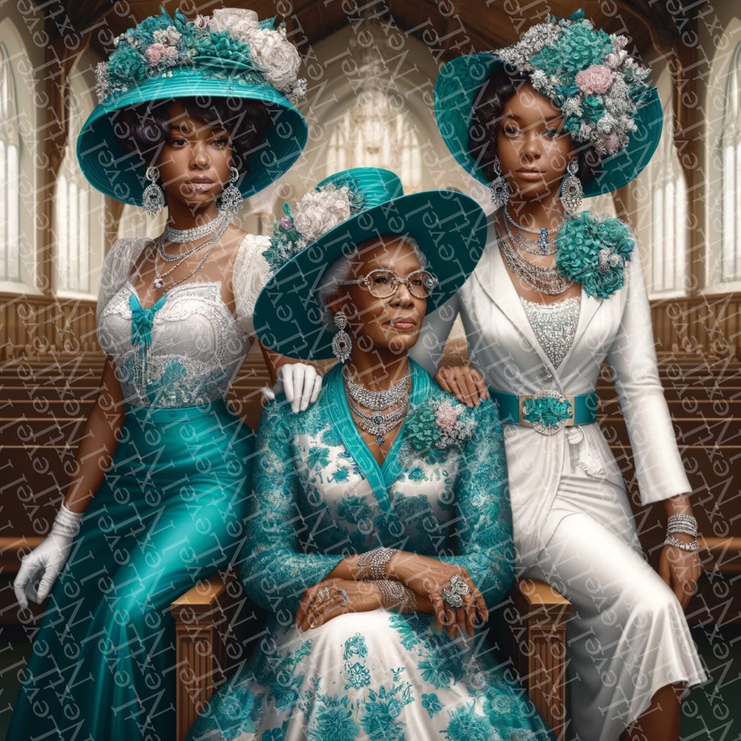 Church Lady Series (teal & White )planner Cover, Tumbler Wrap, Journal ...