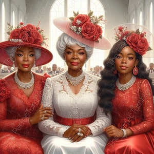 Church Ladies Black and Red Faith Series Journal Notebook, Journal ...