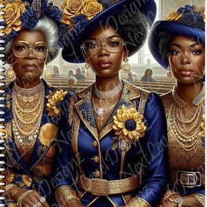 Church Lady Series (gold) Planner Cover, Tumbler Wrap, Journal Cover ...