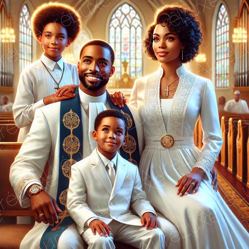 Clergy and Family (white) - Etsy