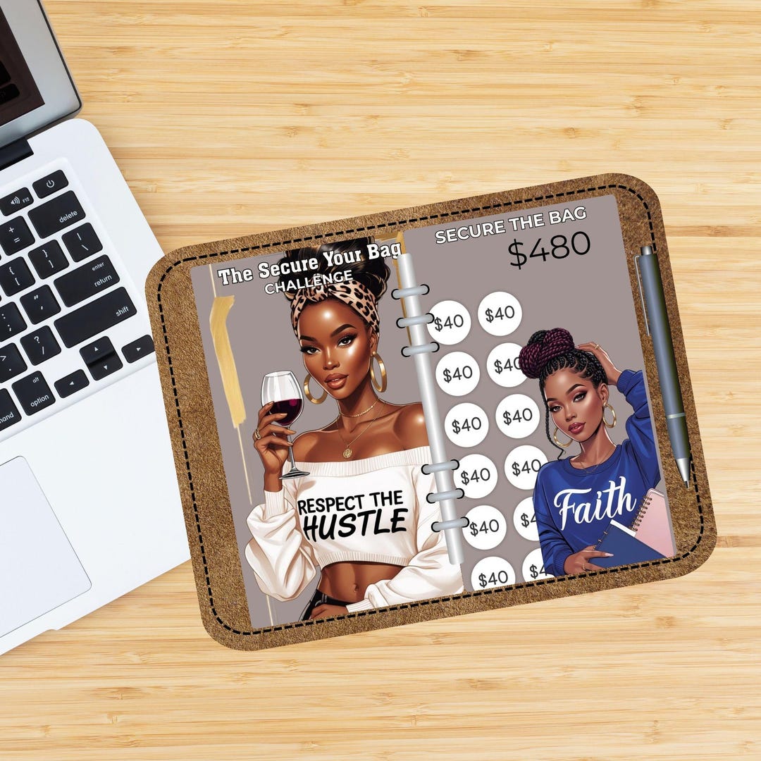 A5 Secure the Bag Ultimate 10-card Savings Challenge |A5 Budget Inserts ...