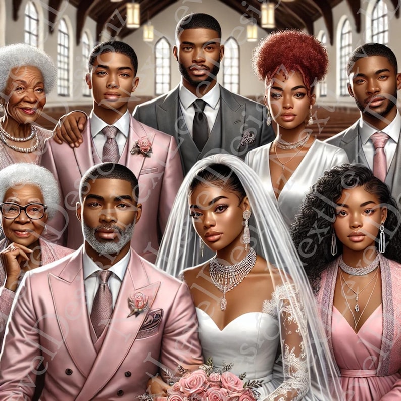Generational Elegance: A Timeless Wedding Moment (pink and Gray) - Etsy