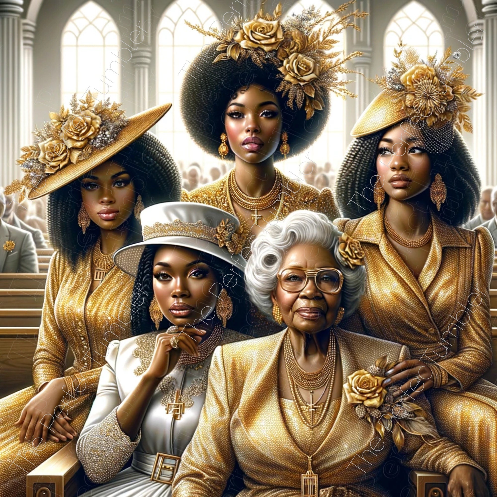Church Ladies Gold Series: Celebrating Generations of Faith - Etsy