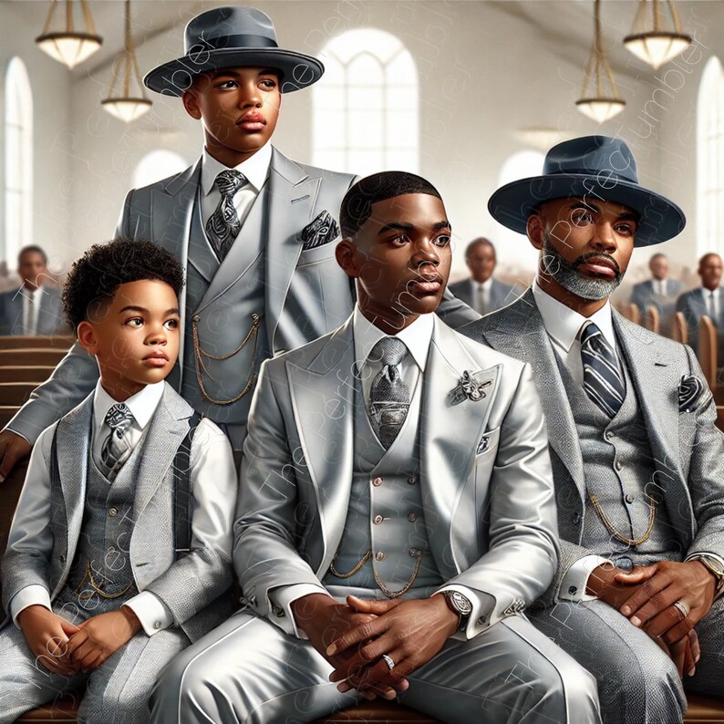 Men of the Church Gray Series (planners, Covers, Clipart, Journals) - Etsy