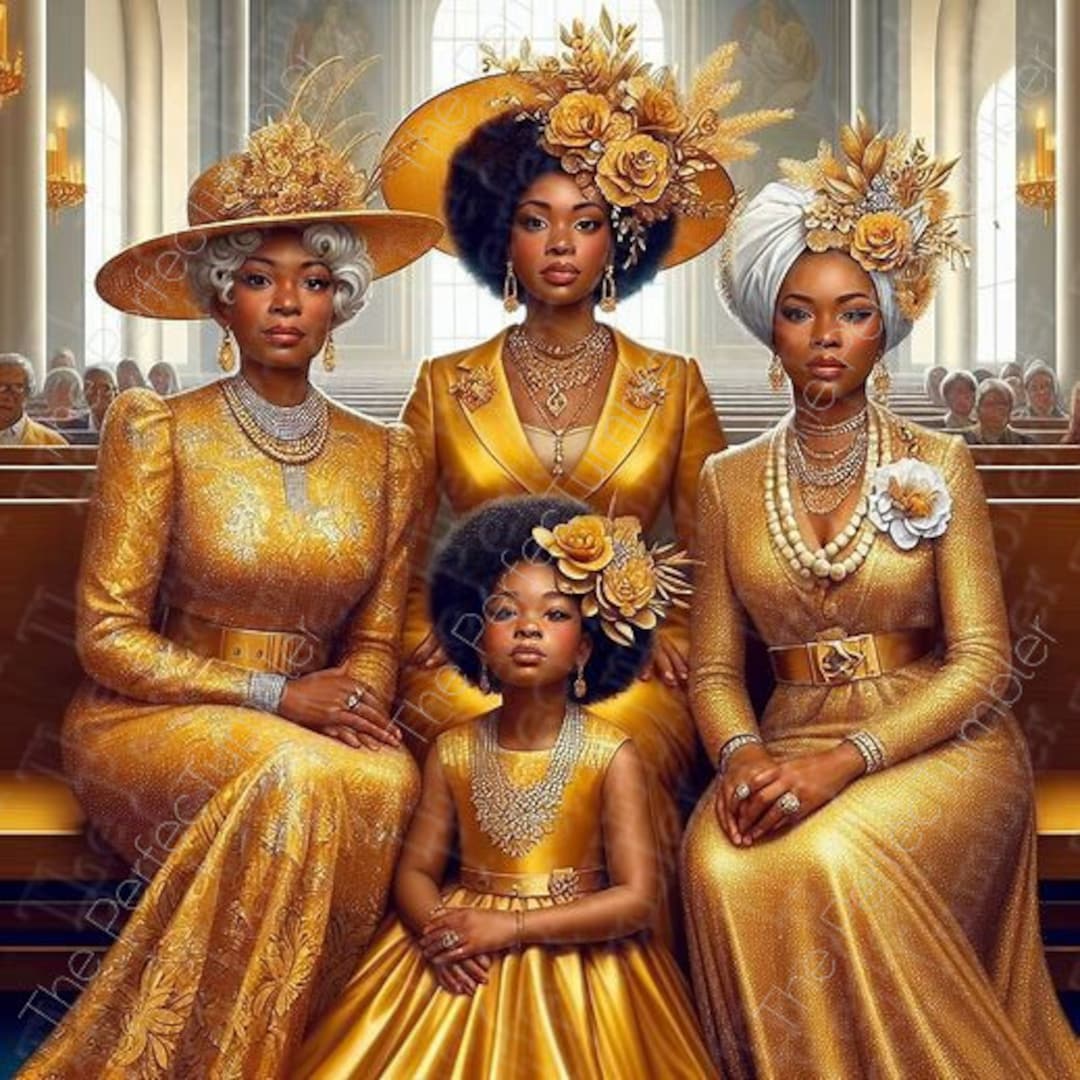 Church Ladies Gold Series: Celebrating Generations of Faith - Etsy