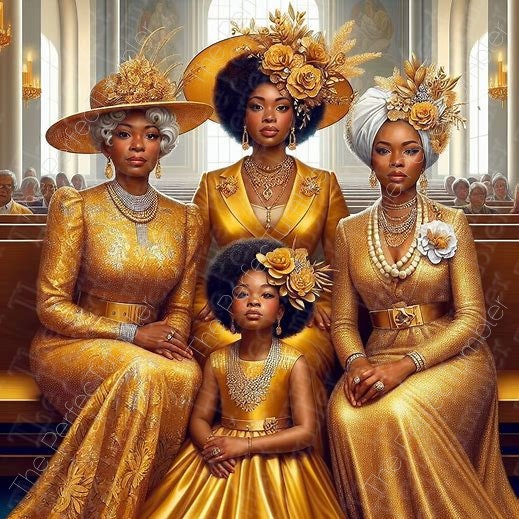 Church Ladies Gold Series: Celebrating Generations of Faith - Etsy