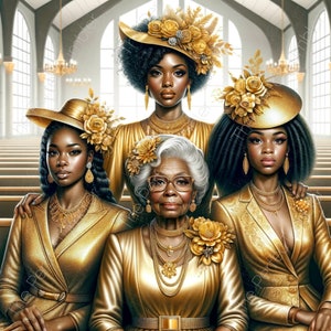 Church Ladies Gold Series: Celebrating Generations of Faith - Etsy