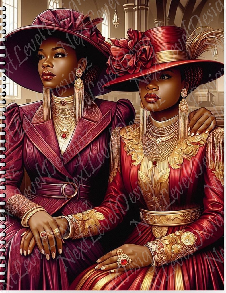 Church Lady Series (gold) Planner Cover, Tumbler Wrap, Journal Cover ...