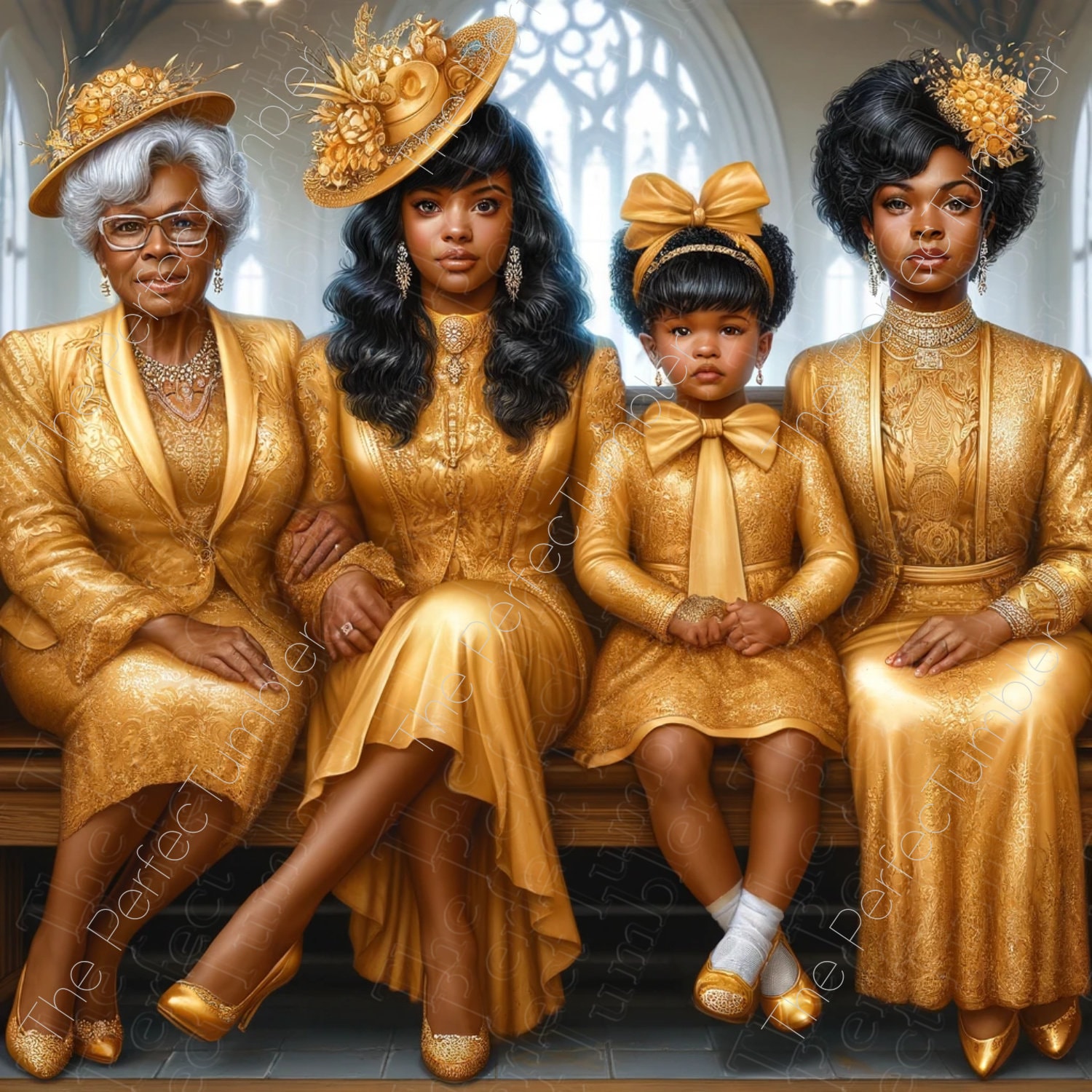 Church Ladies Gold Series: Celebrating Generations of Faith - Etsy