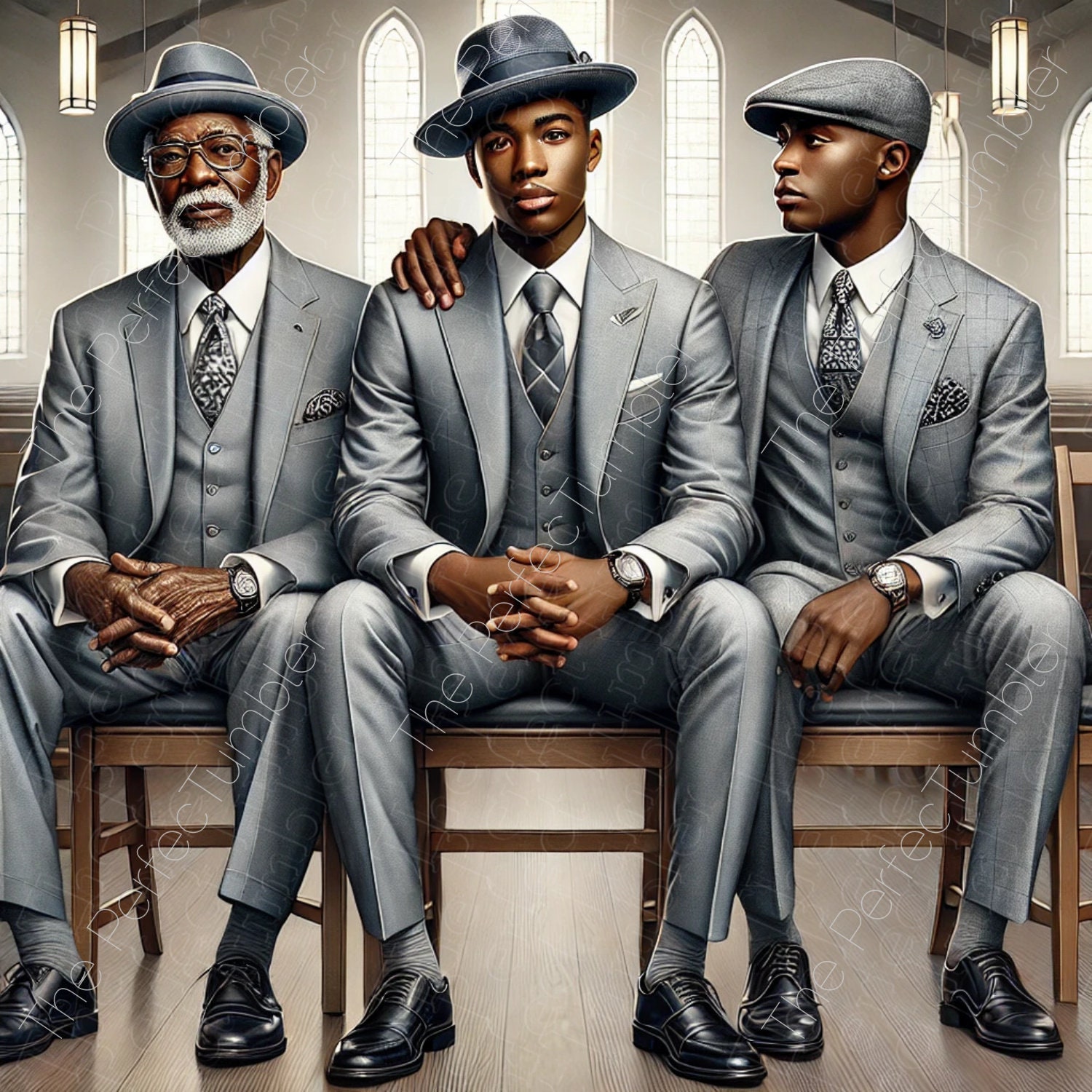 Men of the Church Gray Series (planners, Covers, Clipart, Journals) - Etsy