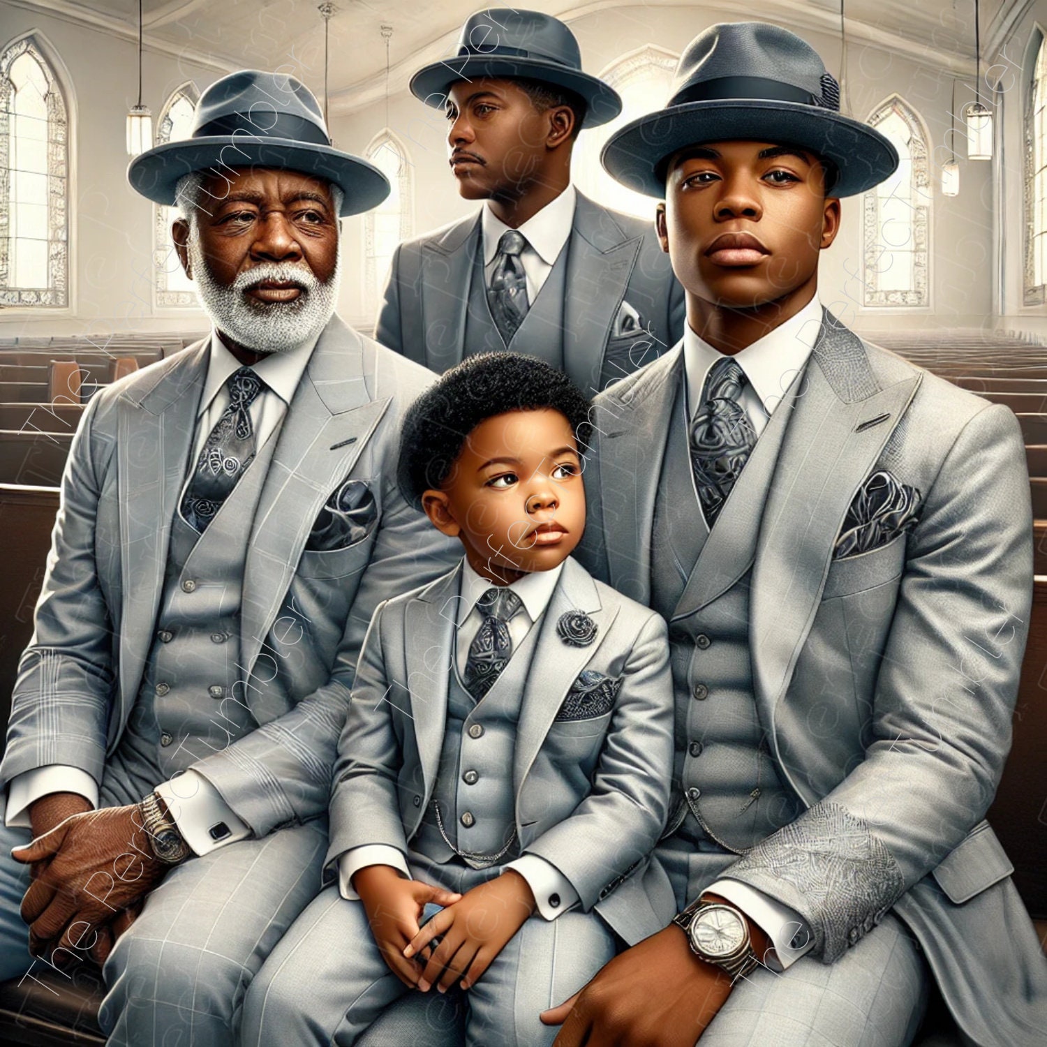 Men of the Church Gray Series (planners, Covers, Clipart, Journals) - Etsy