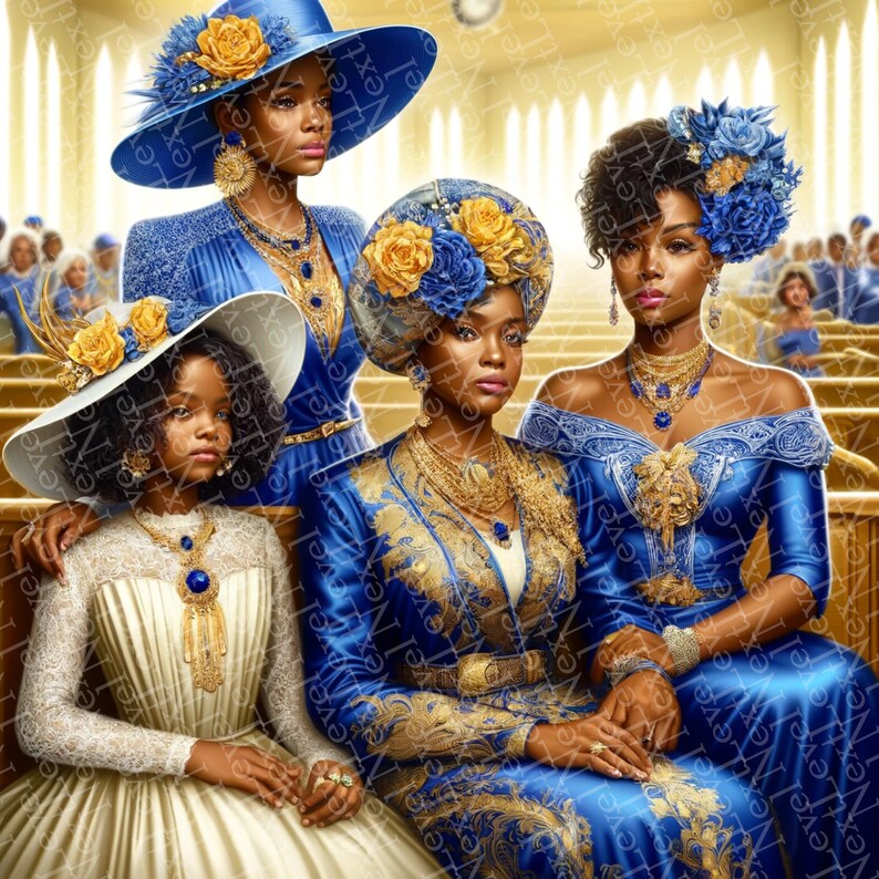 Church Lady Series (blue and Gold) Planner Cover, Tumbler Wrap, Journal ...