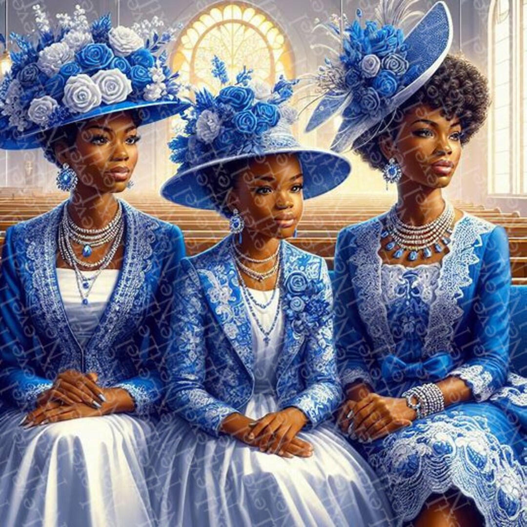 Church Lady Series (royal & White) Planner Cover, Tumbler Wrap, Journal ...