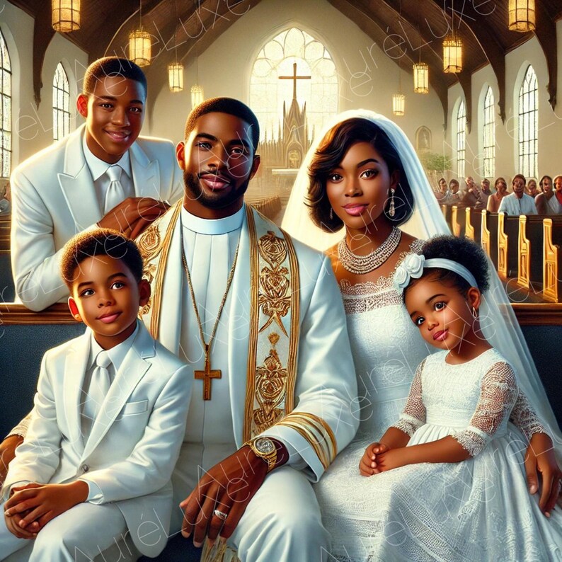Clergy and Family (white) - Etsy
