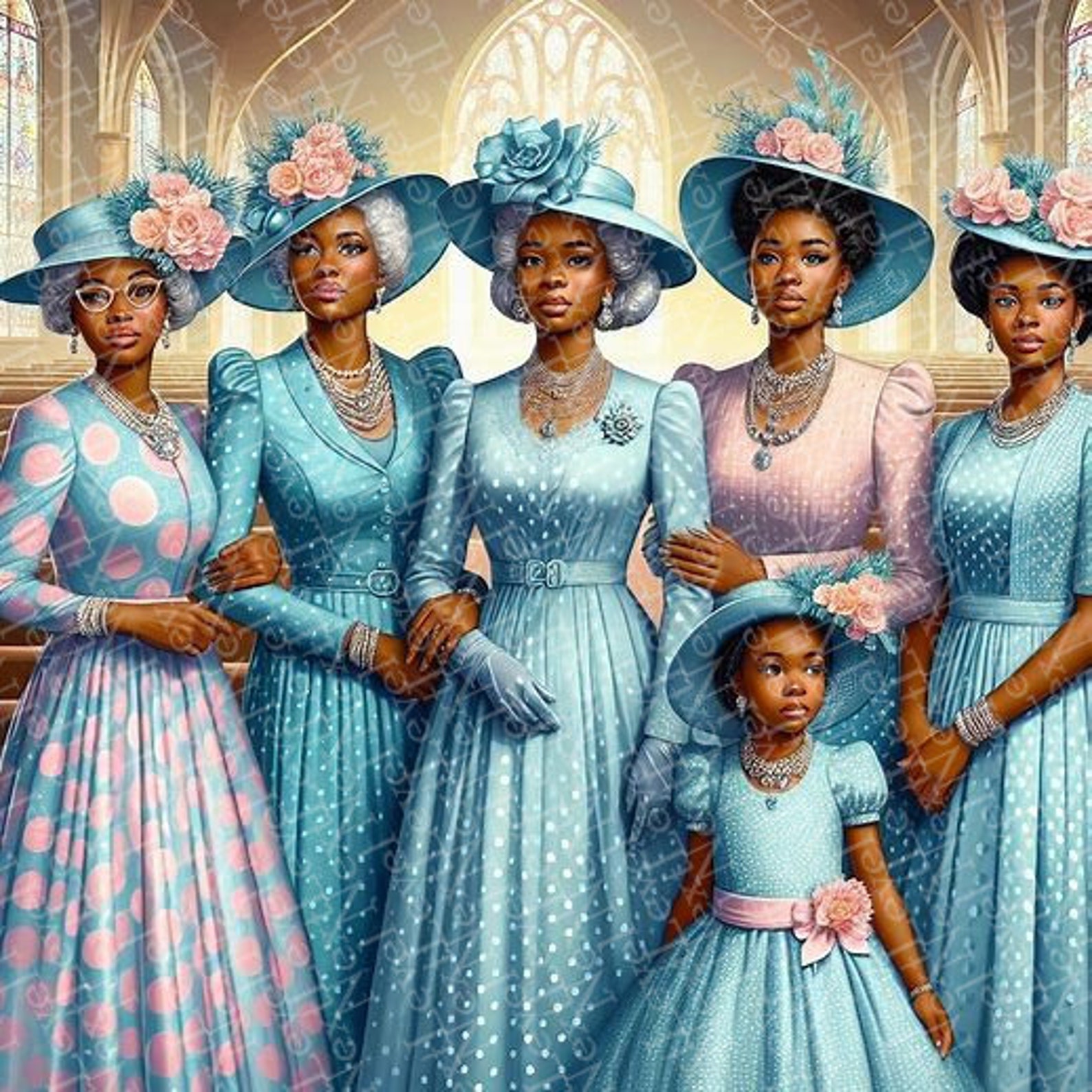 Church Lady Series (pink & Blue) Planner Cover, Tumbler Wrap, Journal ...