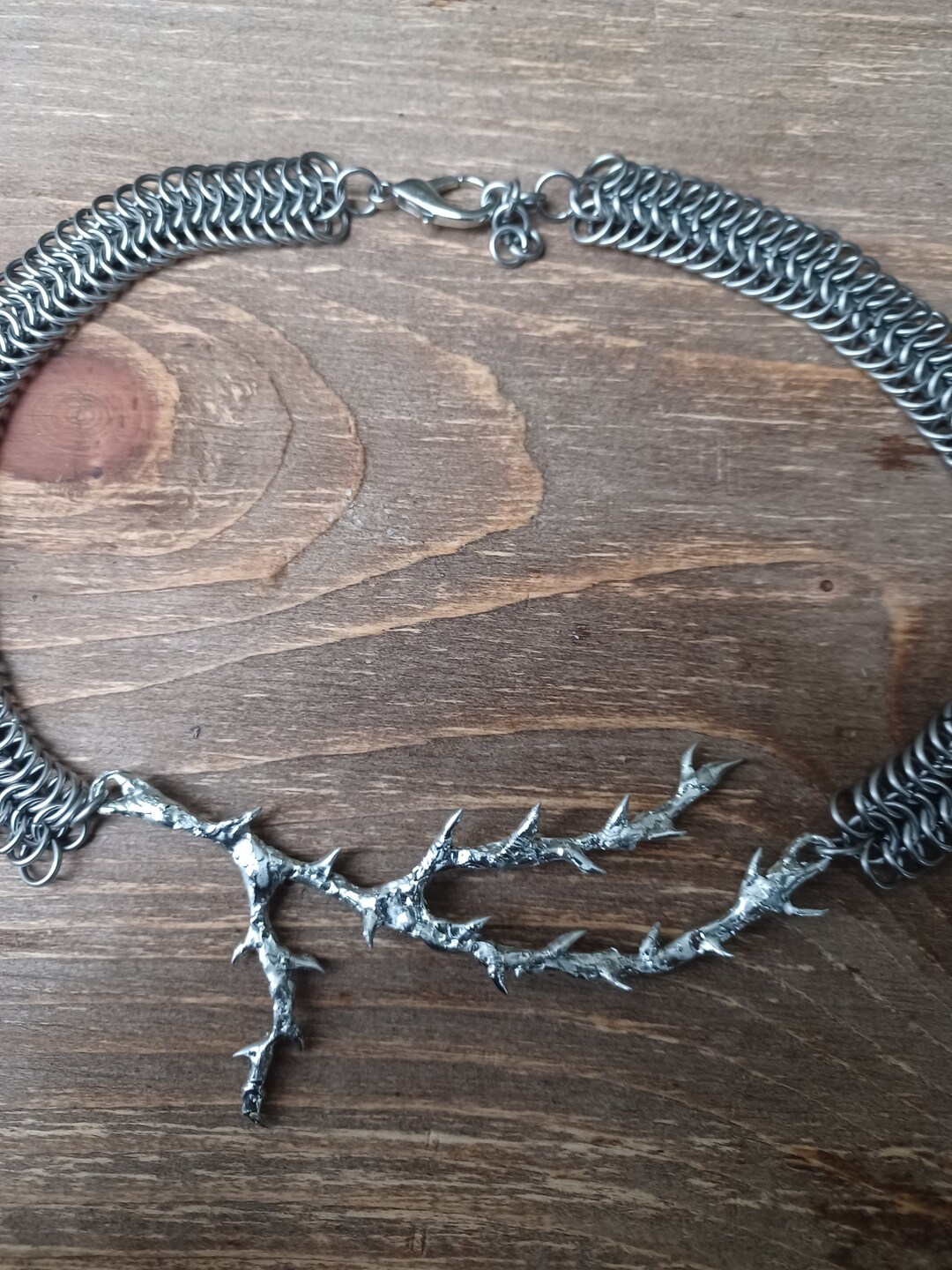 Thorned Bramble Choker Necklace - Etsy