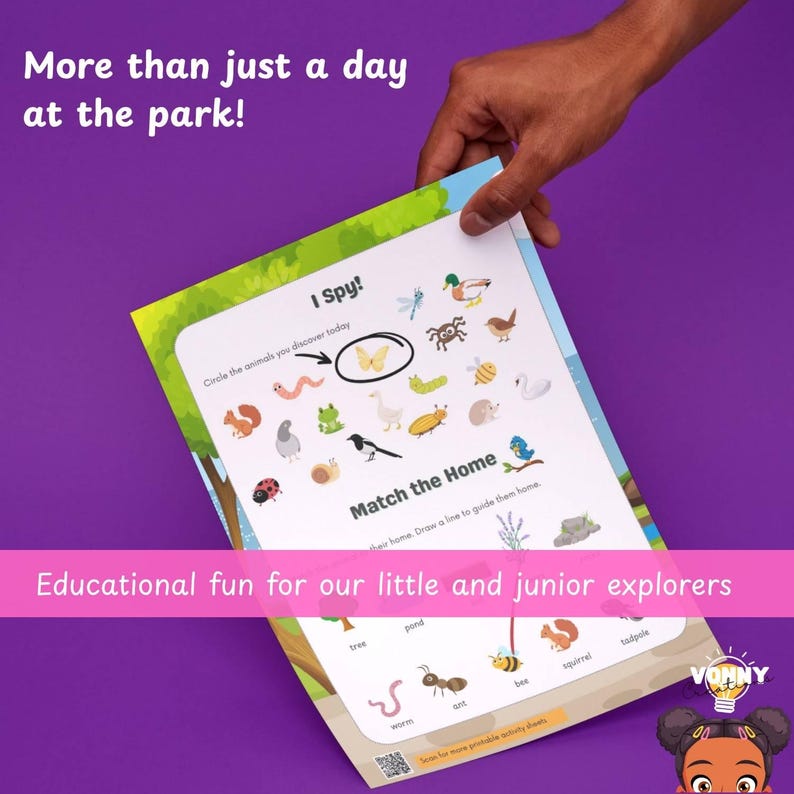Park Adventures Activity Pack - 'animals & Habitats' – Printable PDF ...
