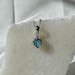 Genuine Blue Topaz and Diamond Heart Pendant | 14k Solid Gold - Etsy