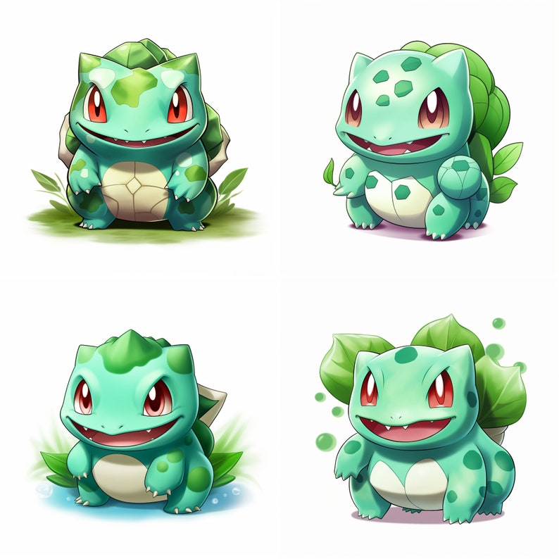 Pokemon Clipart PNG, 16 Pokemon Bulbasaur Images Bundle, Bulbasaur ...