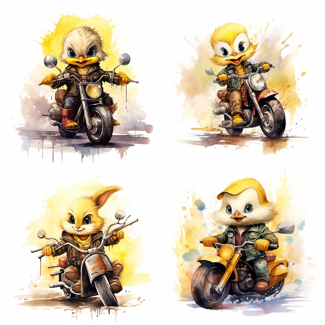 Motorcycle PNG Clipart , 18 Cartoon Motorcycle Png , Watercolor Cute ...