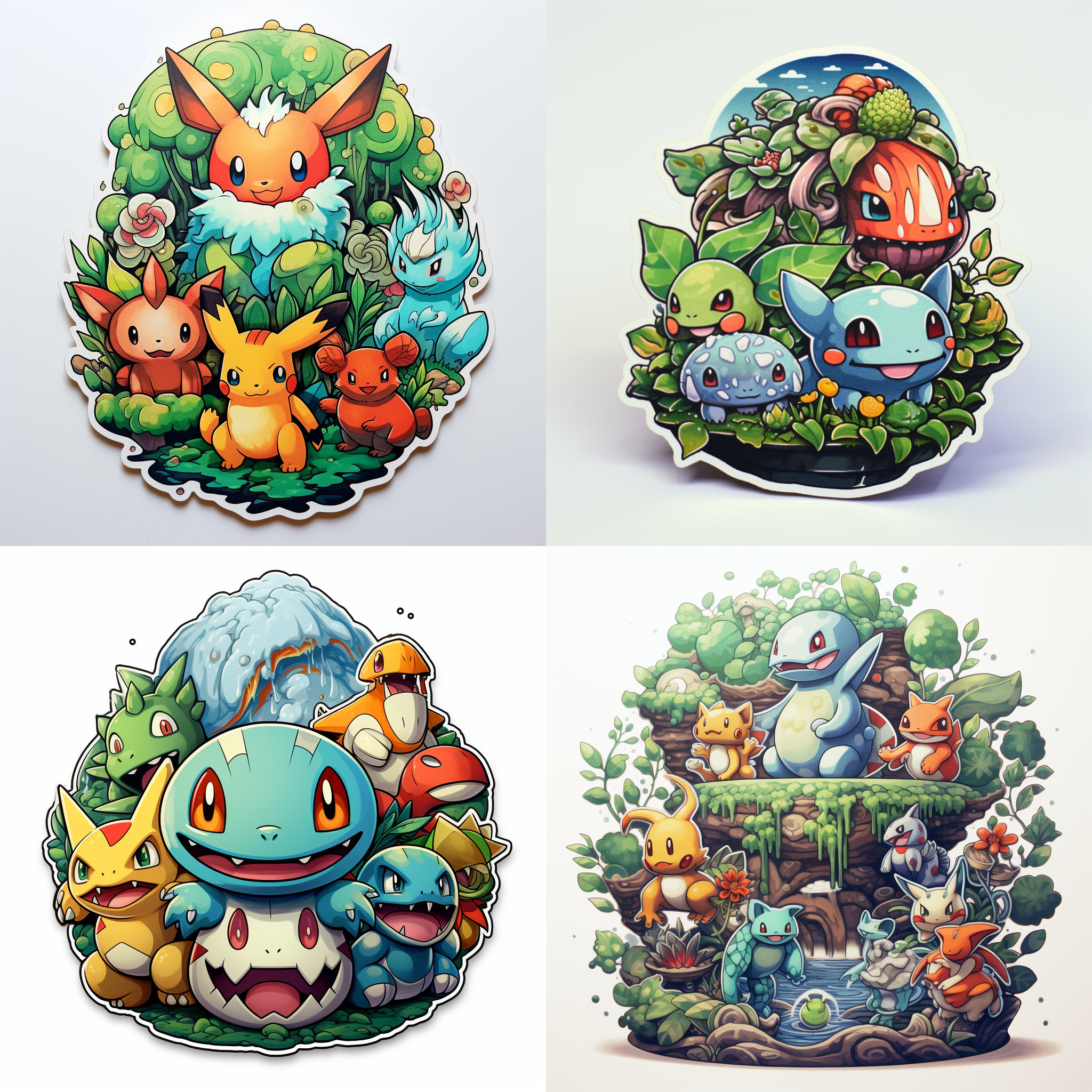Pokemon Clipart PNG, 20 Pokemon Images Stickers, Pokemon Illustration ...
