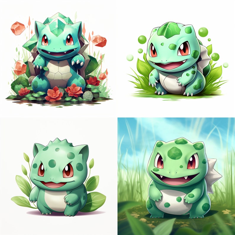 Pokemon Clipart PNG, 16 Pokemon Bulbasaur Images Bundle, Bulbasaur ...