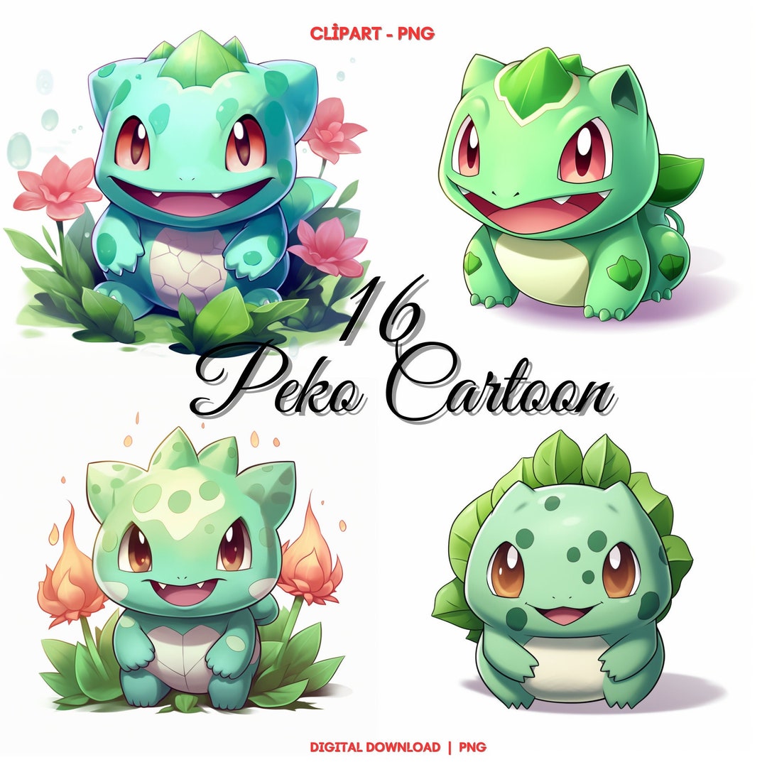 Pokemon Clipart PNG, 16 Pokemon Bulbasaur Images Bundle, Bulbasaur ...