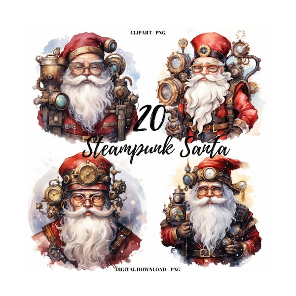 Steampunk Santa Claus - Etsy