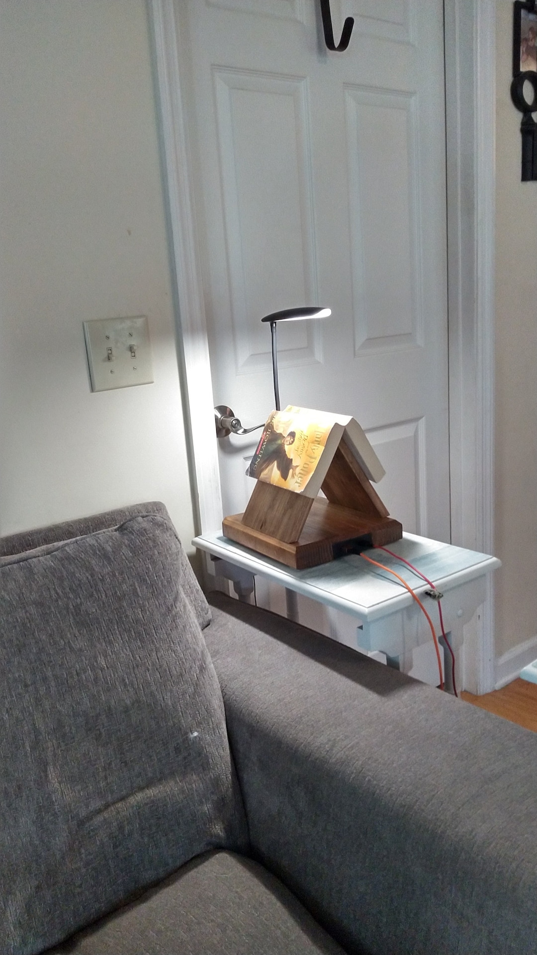 Desk Lamp Light, End Table LED Lamp Light, Reading Light, Book Holder ...