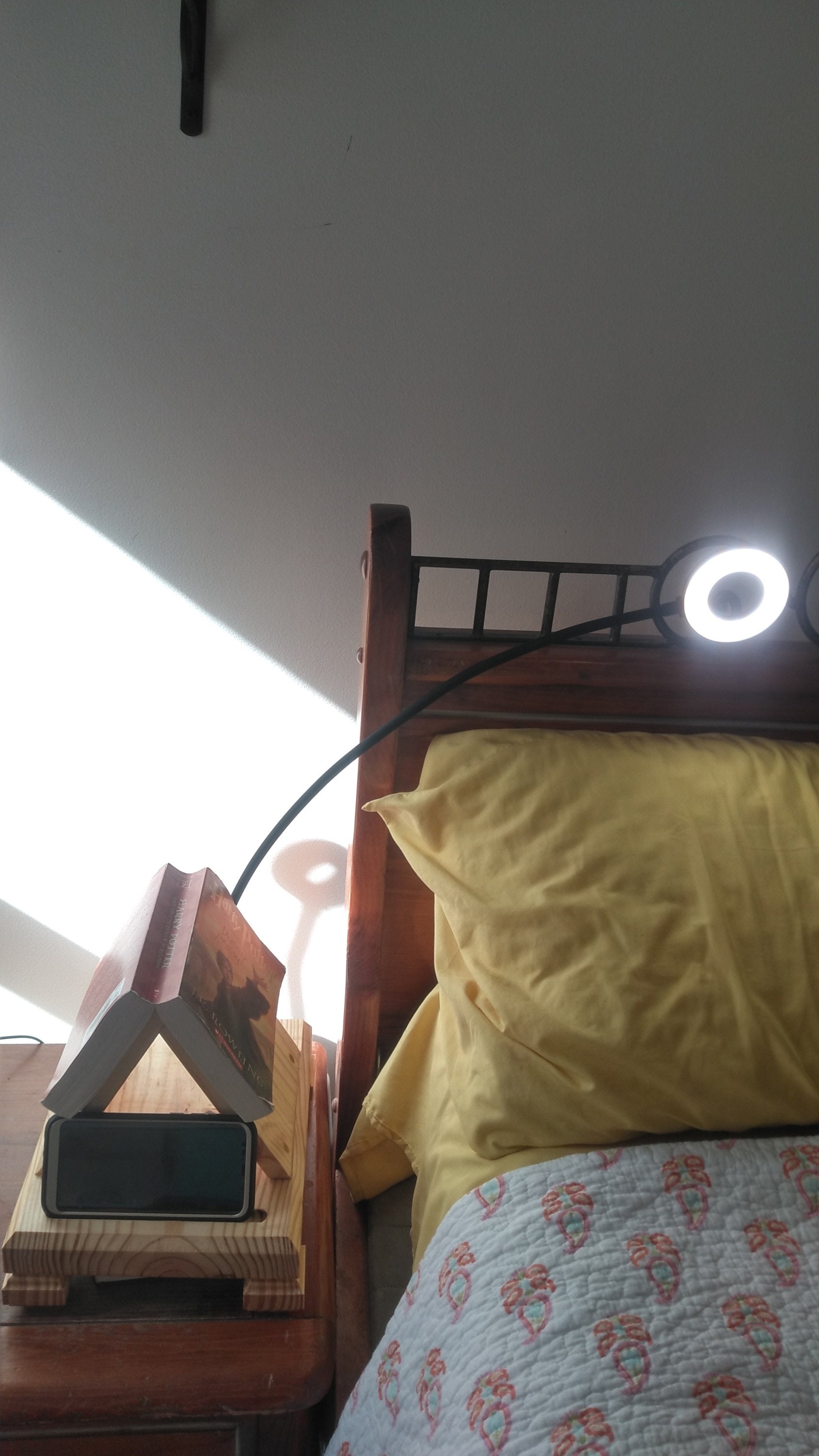 XL Nightstand Lamp, Reading Light, Book Light, Book Rest, Book Page ...