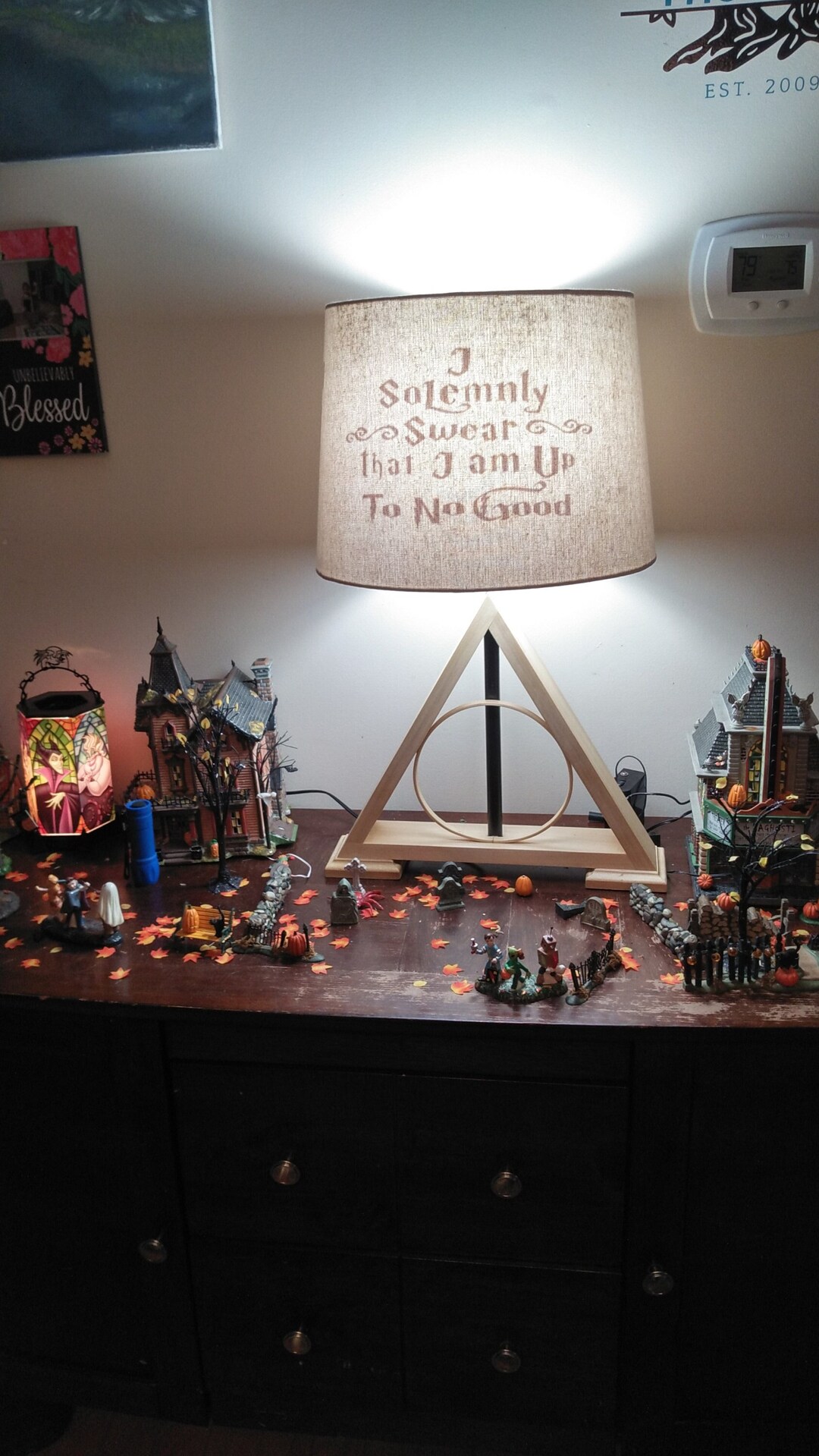Wizard and Witches Lamp - Etsy