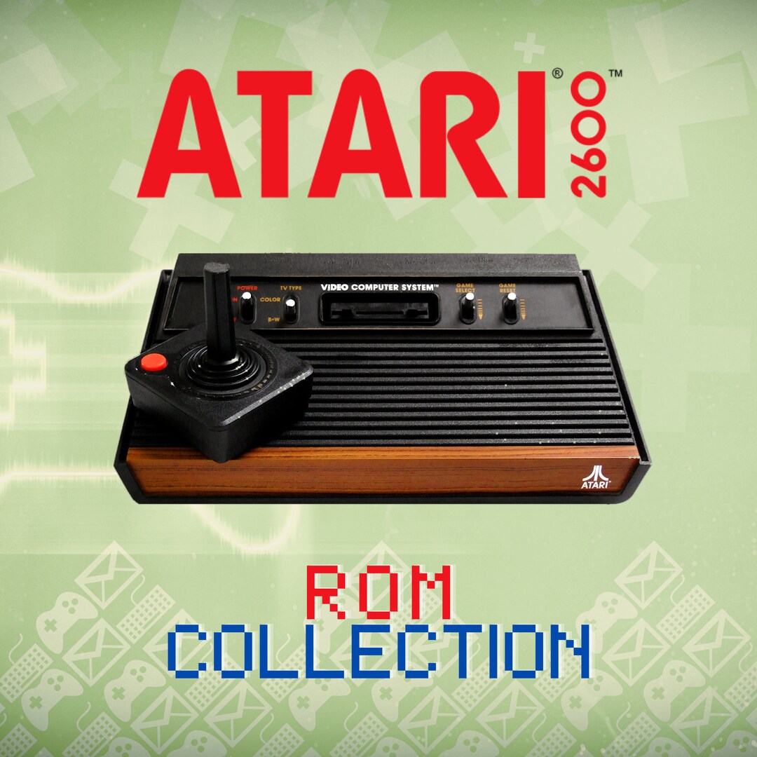 Atari 2600 Retro 80s Classic Vintage ROMS Collection - Etsy