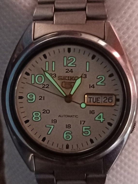 Og Premium Vintage Seiko Radium Dial Men's Watch High… - Gem