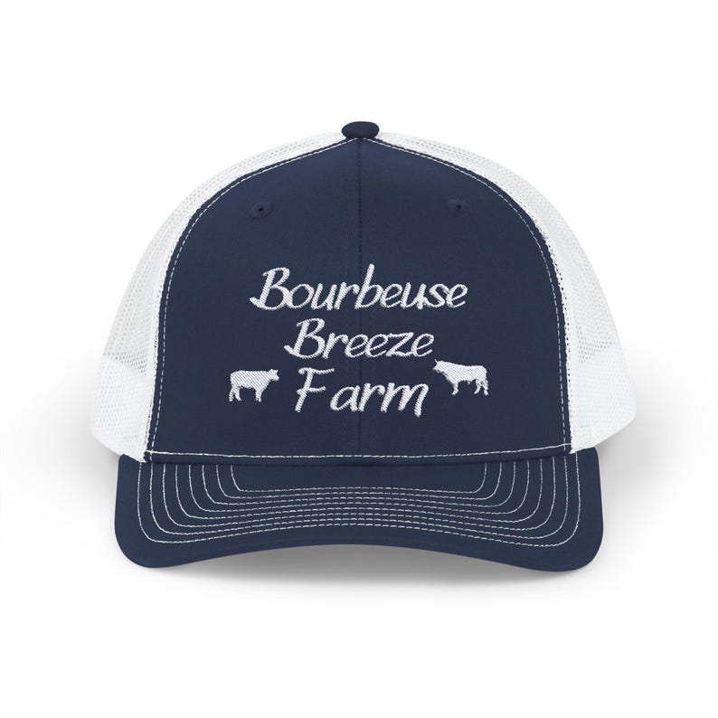 Custom Trucker Cap Farm Name Embroidery Business Name Rural Style ...