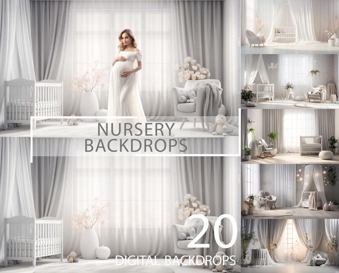 20 Nursery Room Maternity Backdrop Bump Mom Parents Family Pregnancy ...